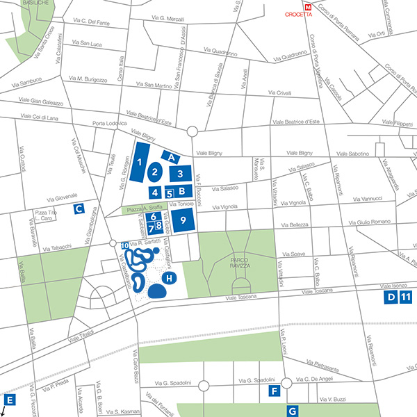 Edifici e aule - Università Bocconi