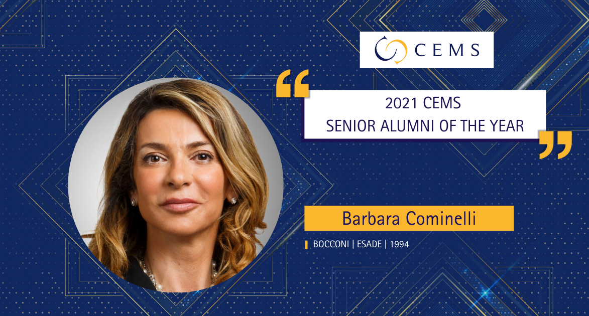 Barbara Cominelli is the CEMS Senior Alumni of the Year 2021 | Bocconi ...